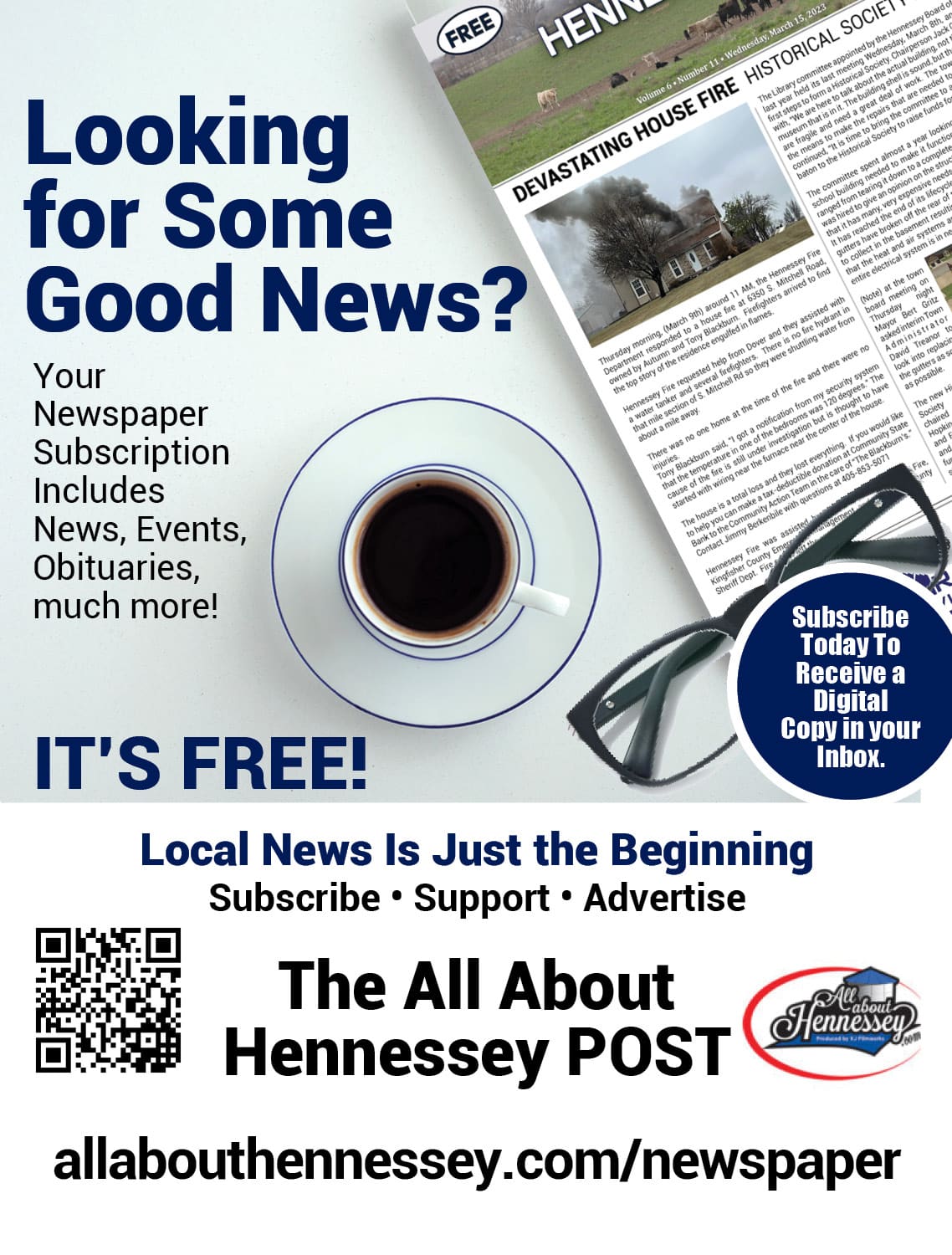 All About Hennessey POST - Your Hometown News
