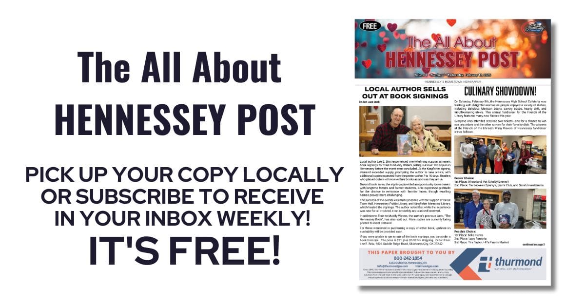 All About Hennessey POST - Your Hometown News